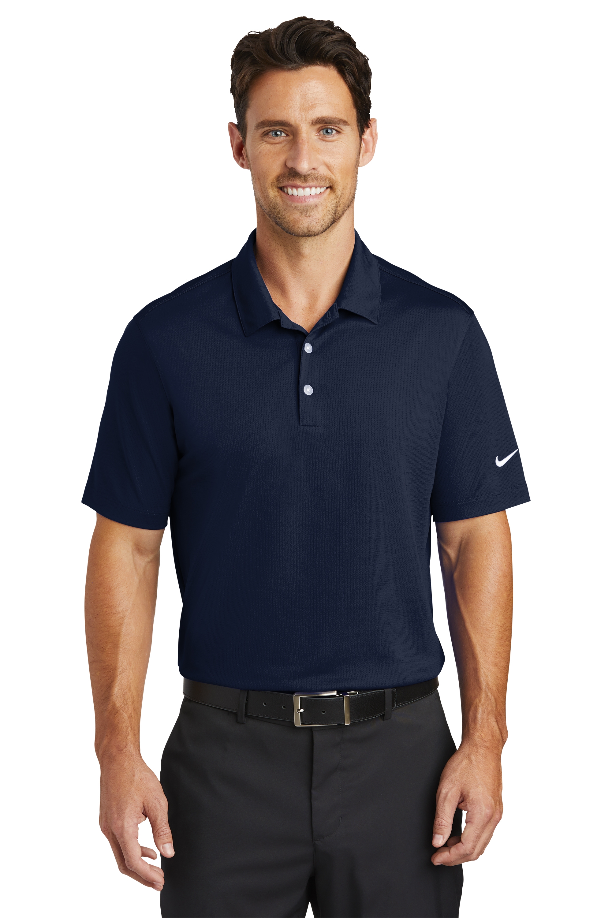 - Nike Dri-FIT Vertical Mesh Polo #637167-AMER