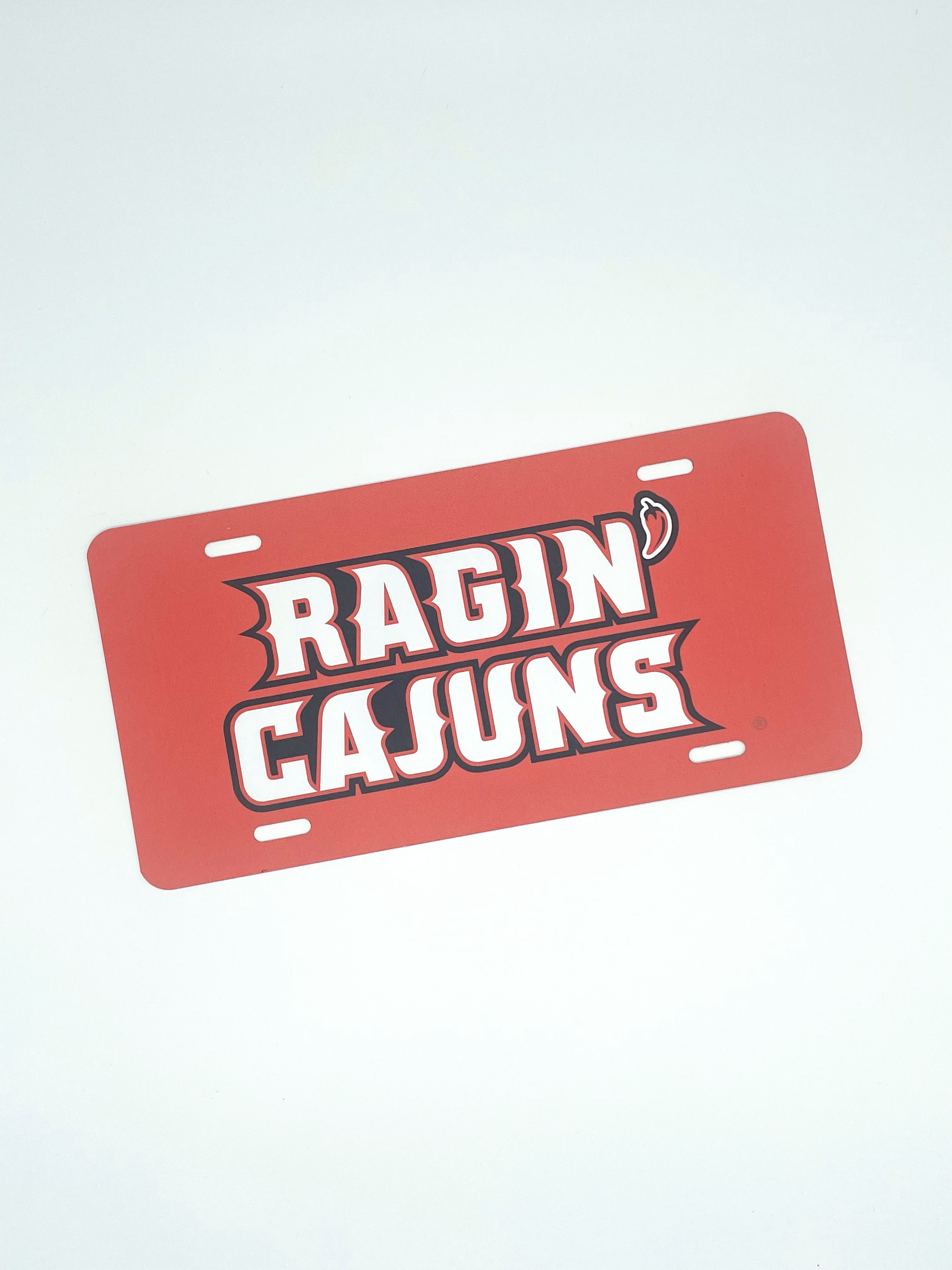 - Ragin Cajun License Plate #LP1206-CAJUNS